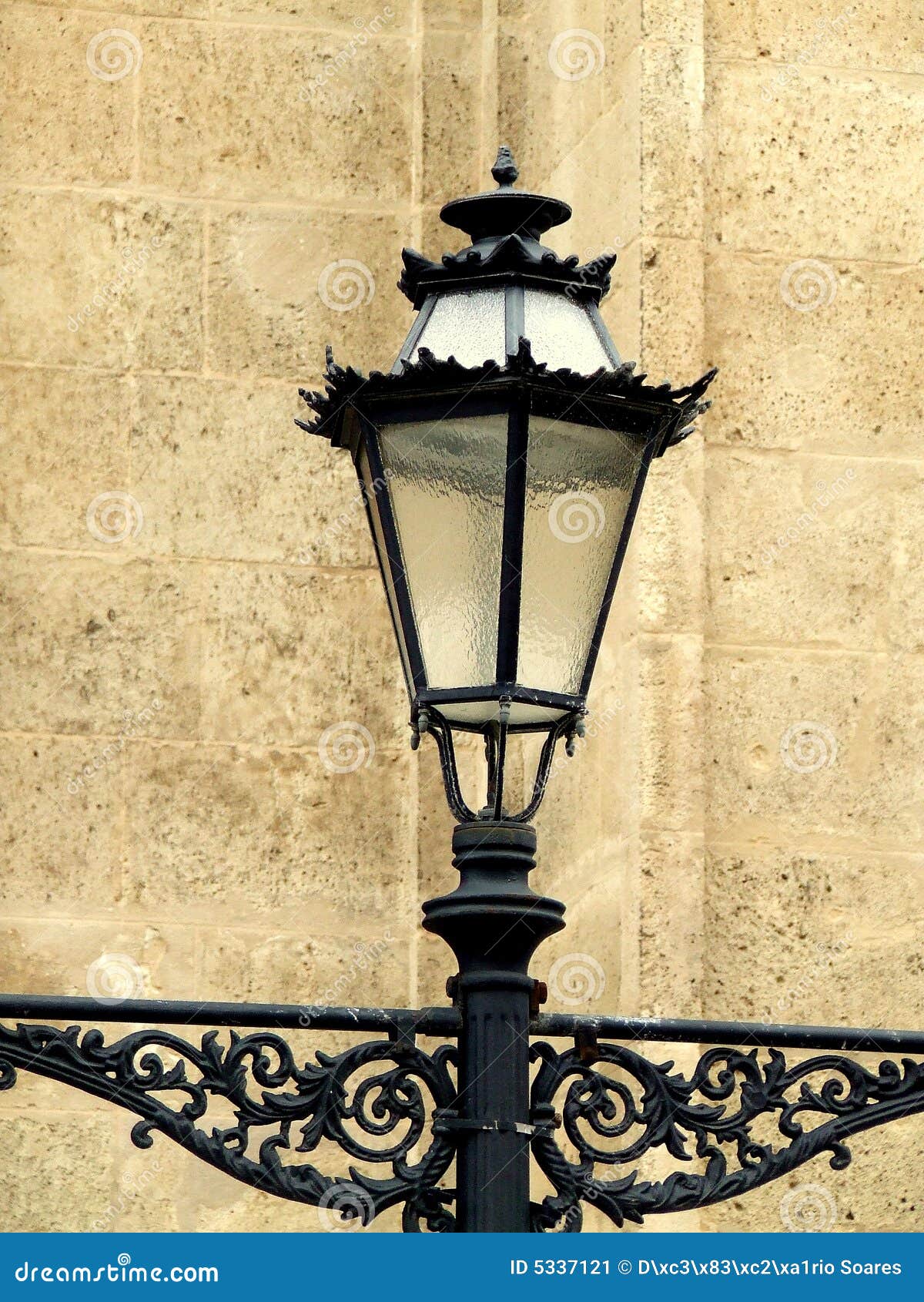 Old Lamp stock image. Image of wall, lamp, glass, light - 5337121