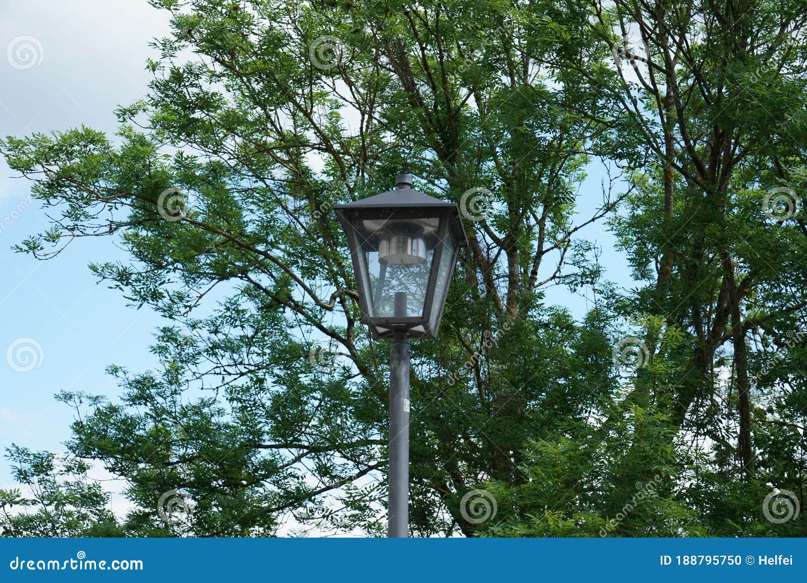 Old Lamps Along the Way, Which are Still in Operation Today Stock Photo ...