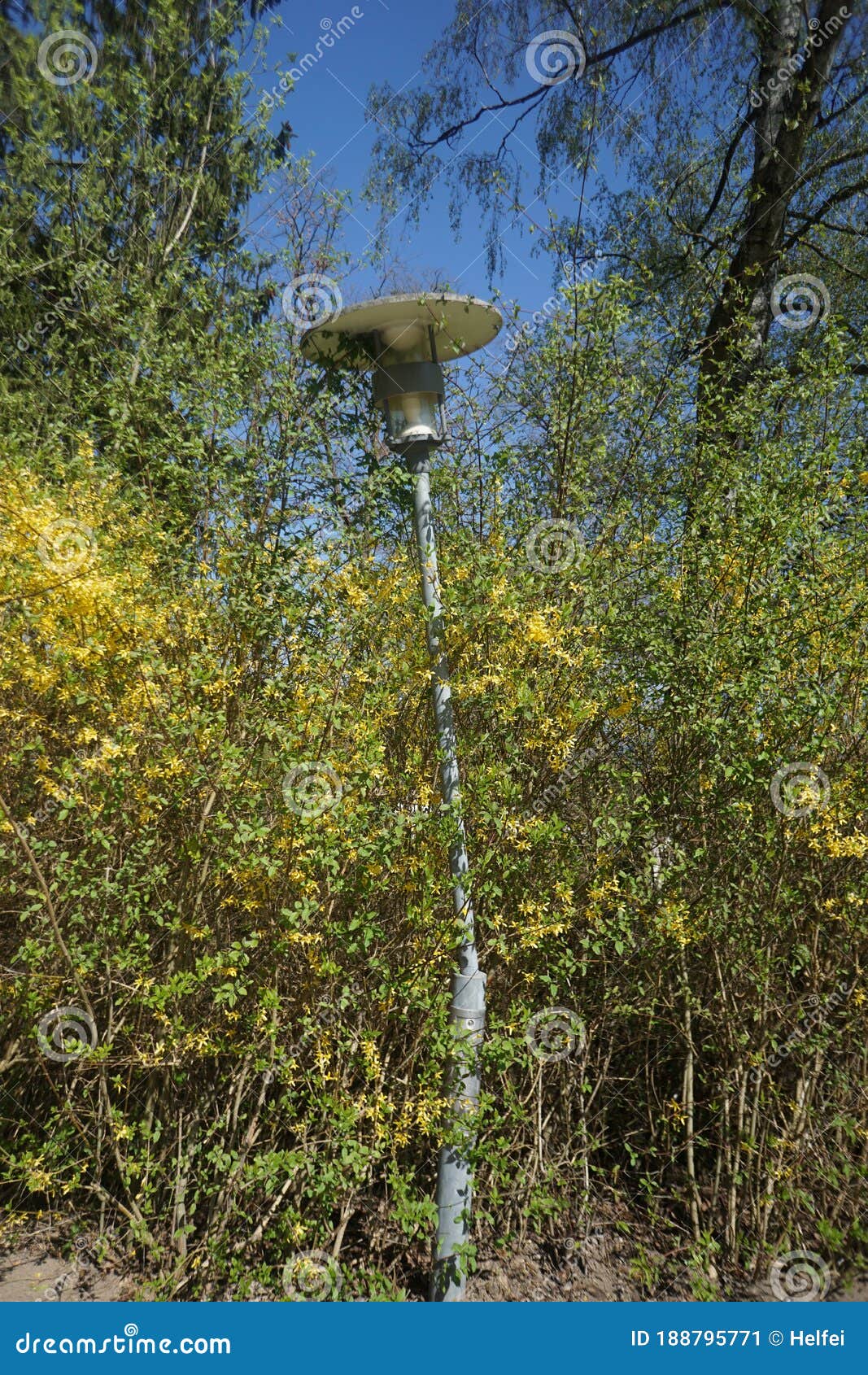 Old Lamps Along the Way, Which are Still in Operation Today Stock Image ...