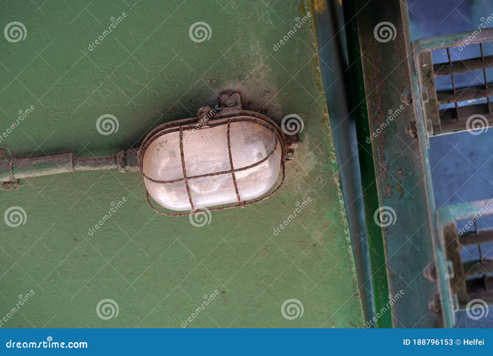 Old Lamps Along the Way, Which are Still in Operation Today Stock Image ...