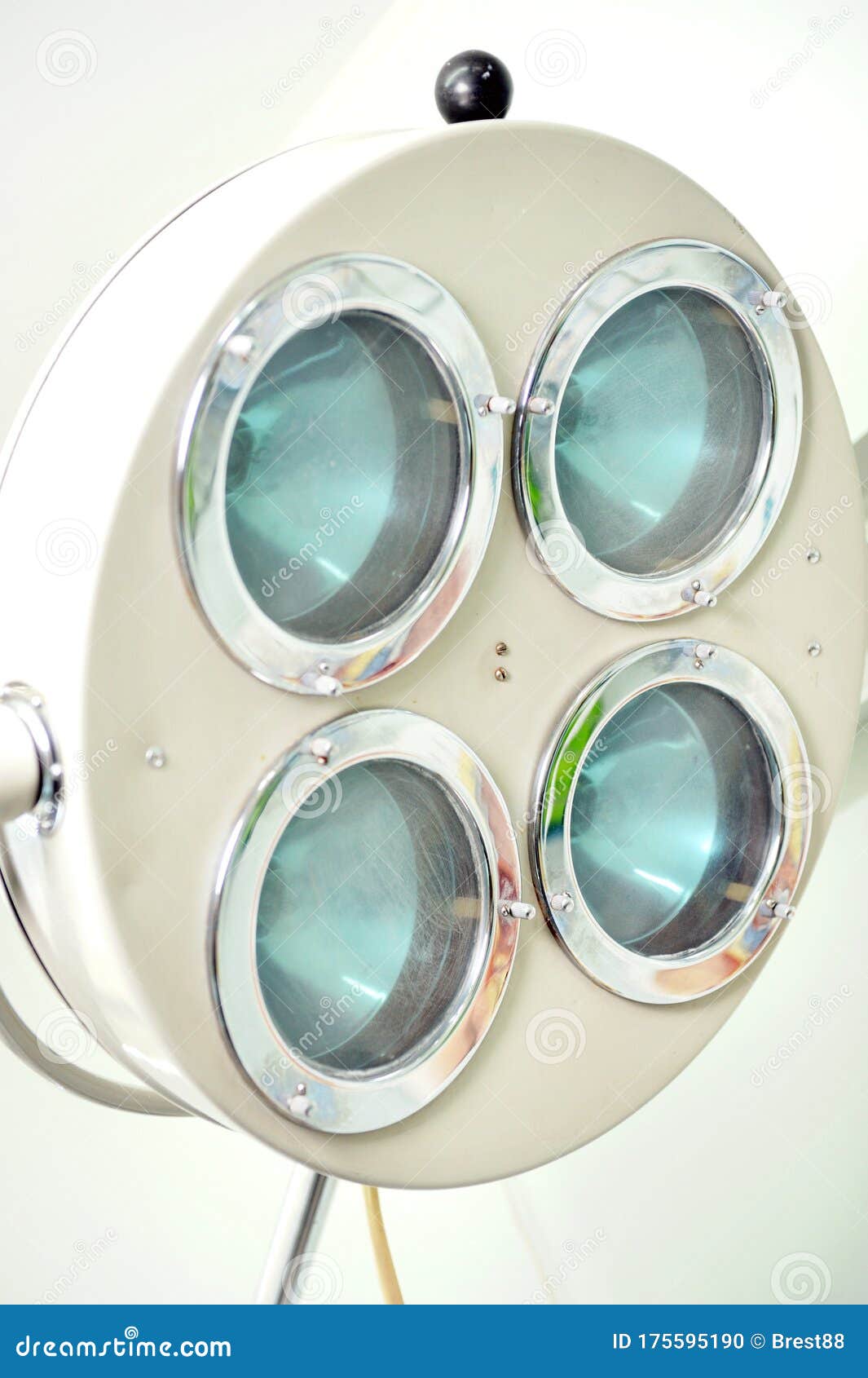 Old Lamps for a Medical Operating Room. Stock Photo - Image of glass ...