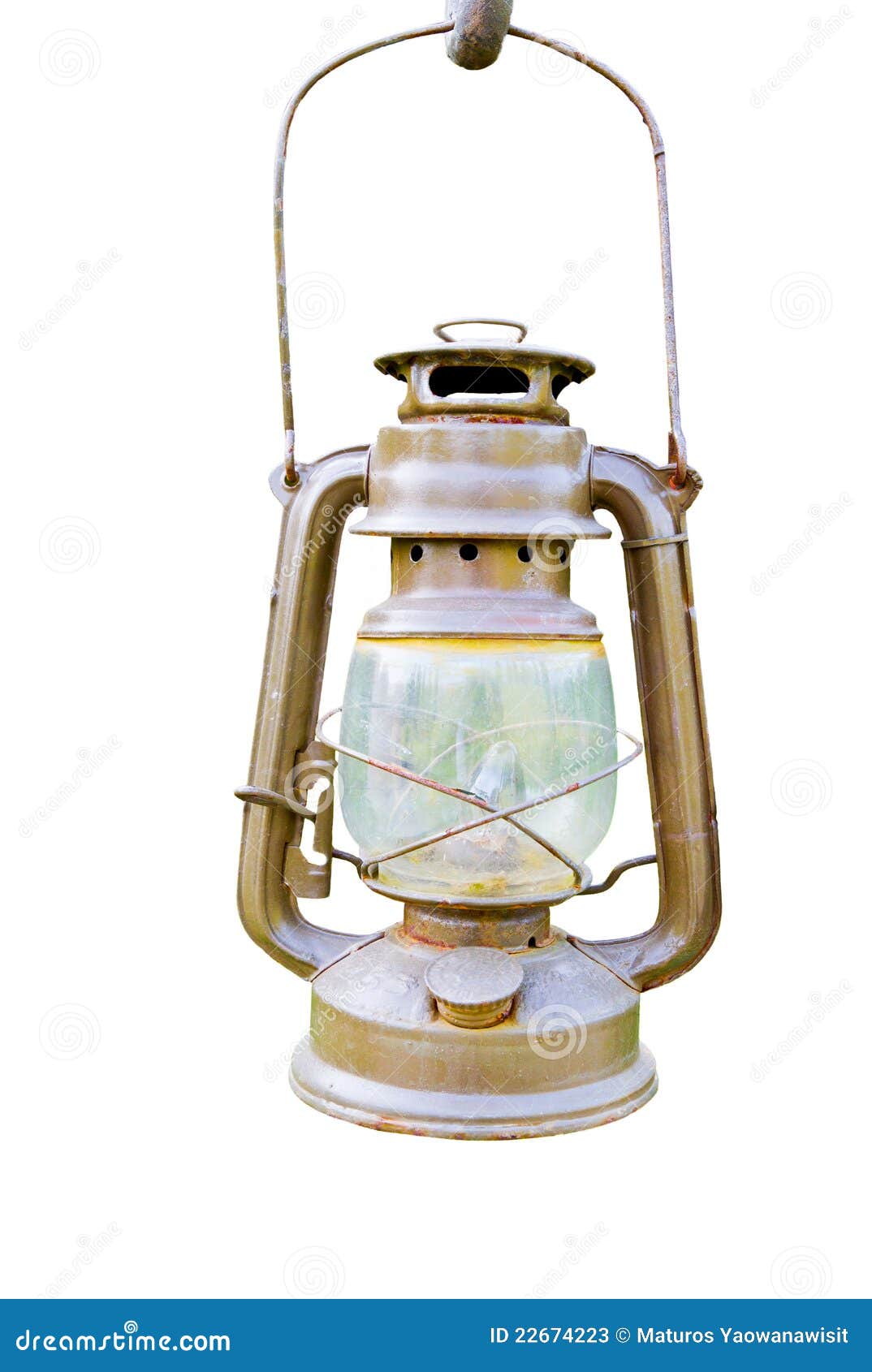 Old lantern stock image. Image of exploration, lamp, isolated - 22674223