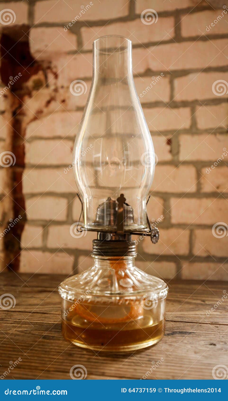 Old Lantern Lamp Brick House Wall Backgound Stock Photos - Free ...