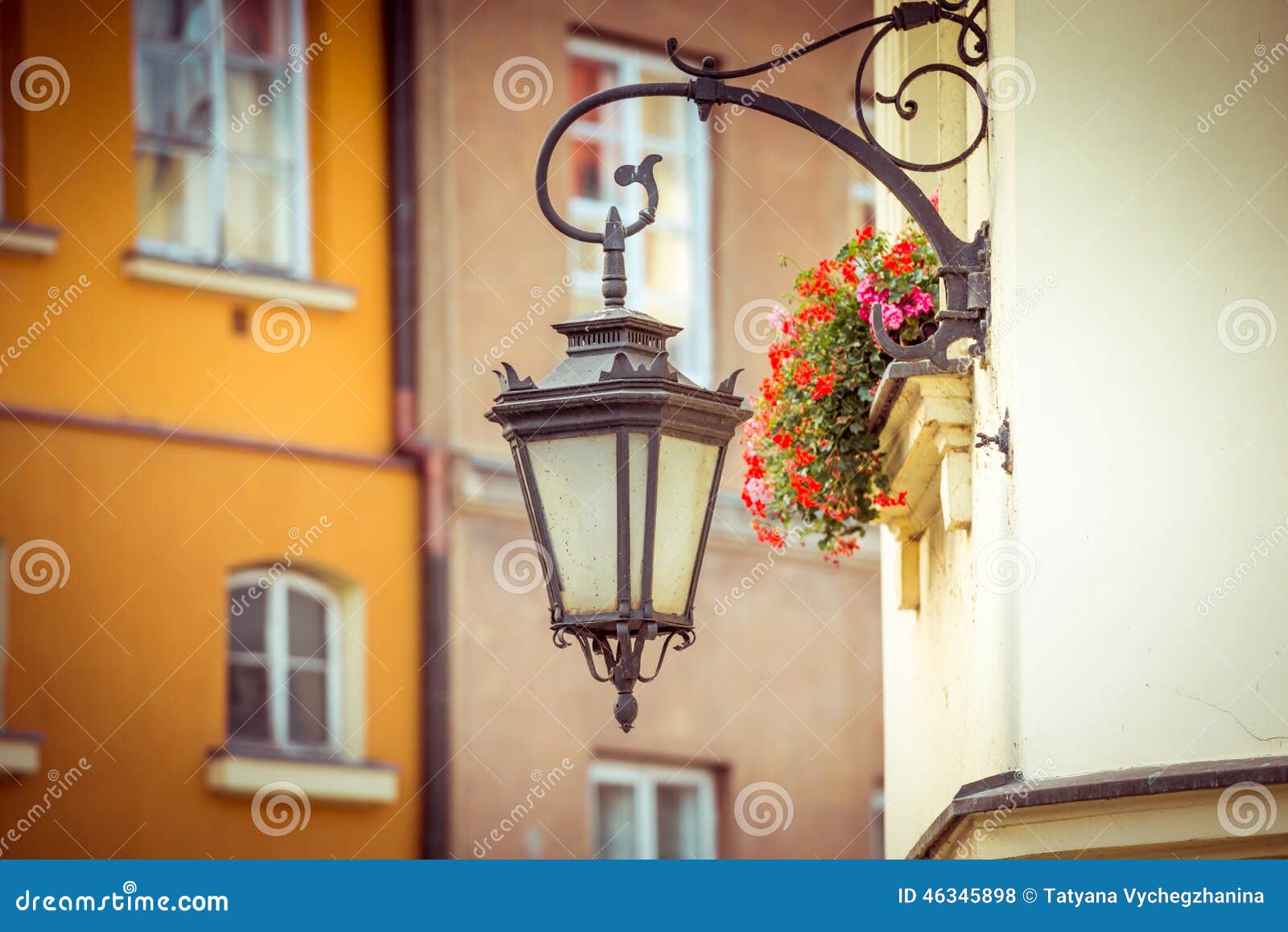 Old lantern stock photo. Image of europa, decorative - 46345898