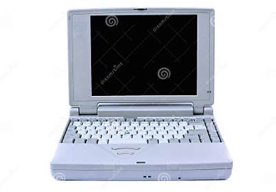 Old laptop stock image. Image of notebook, vintage, speed - 18261489