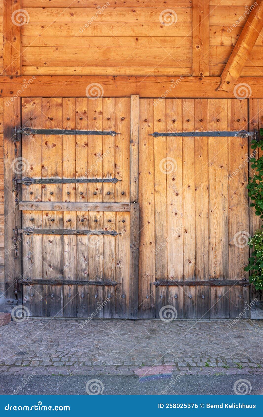 Old large wooden barn gate stock photo. Image of door - 258025376