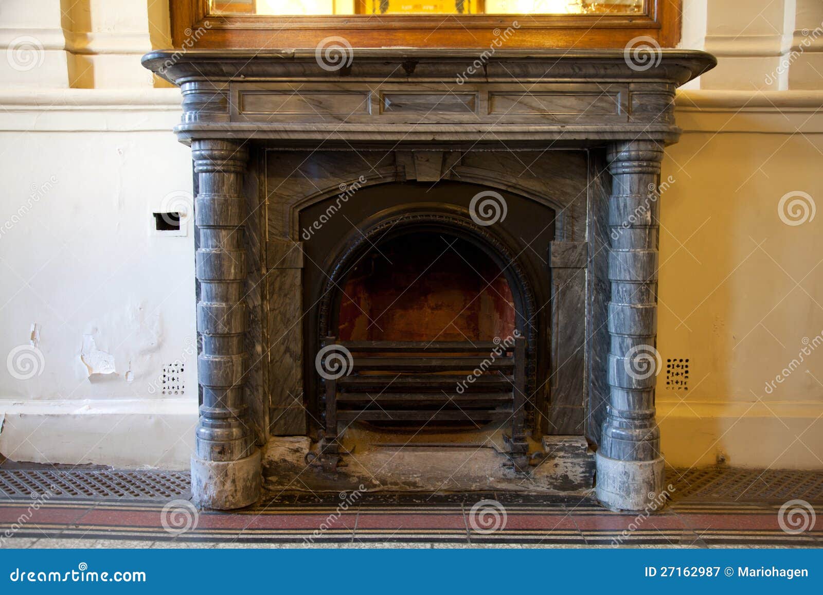 Old large fireplace stock image. Image of room, homely - 27162987