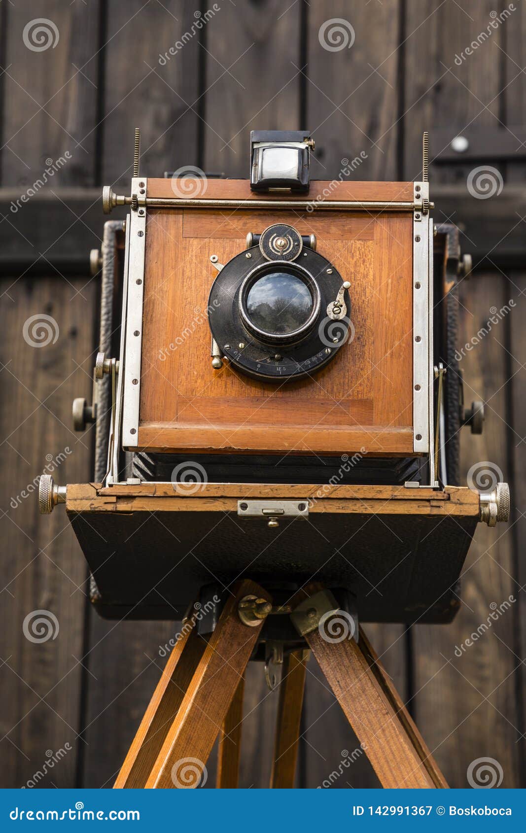 Old large format camera stock image. Image of classic - 142991367