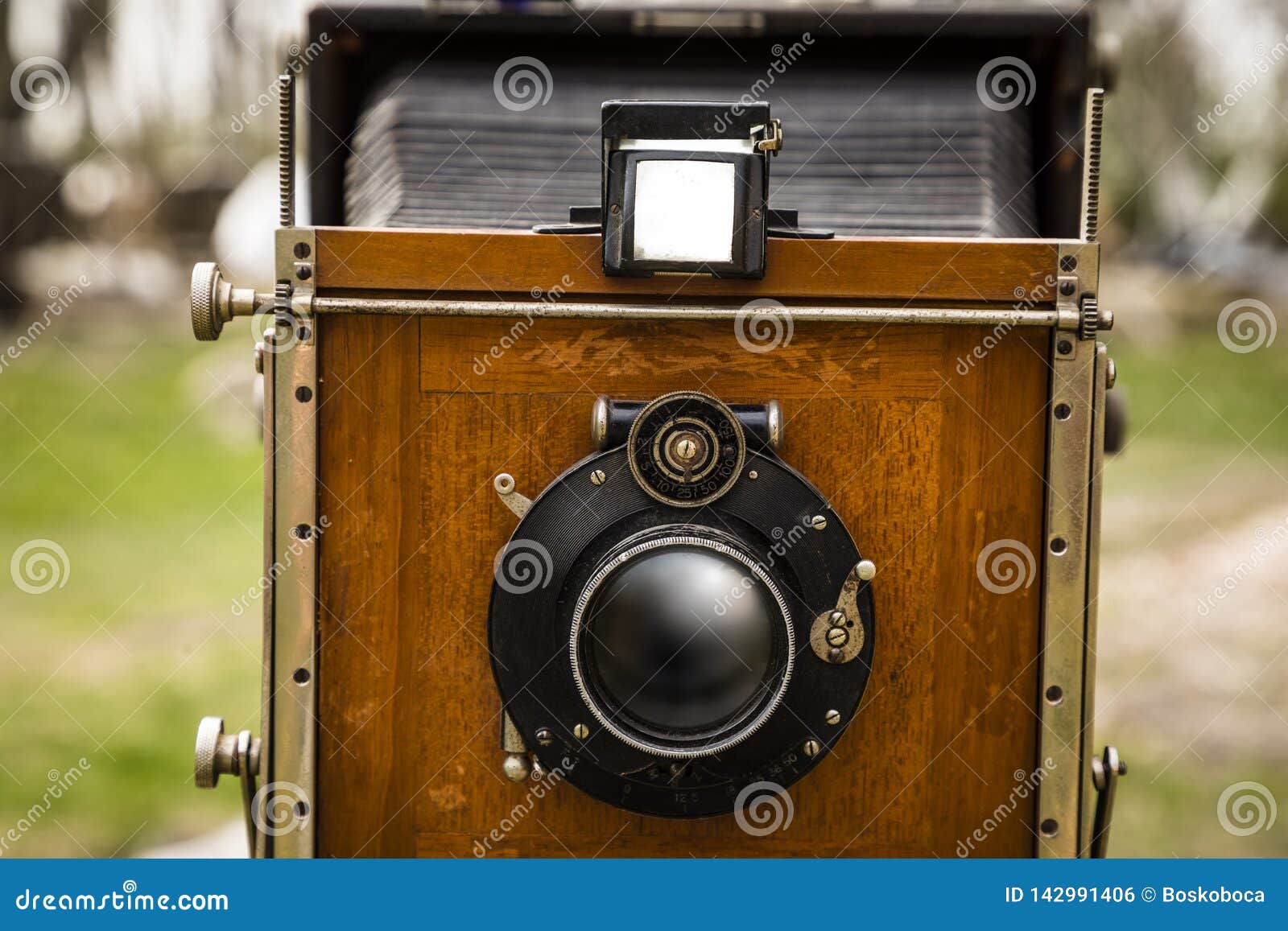 Old large format camera stock photo. Image of large - 142991406