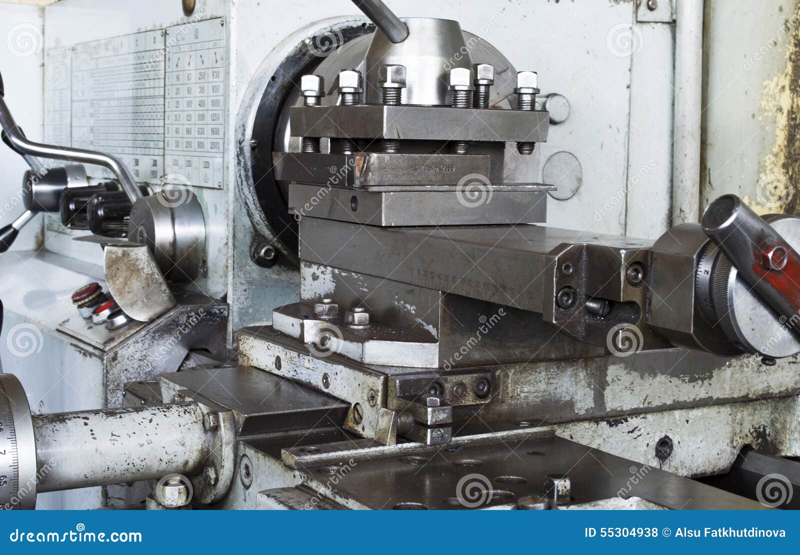 Old lathe stock photo. Image of manufacturing, lathe - 55304938