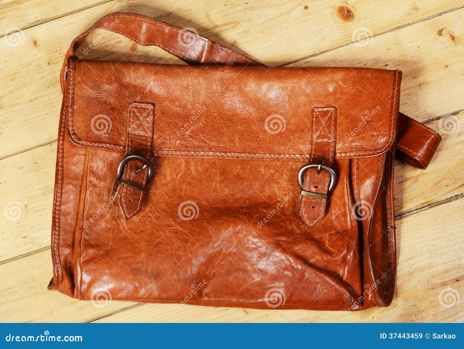 Old leather bag stock image. Image of style, texture - 37443459