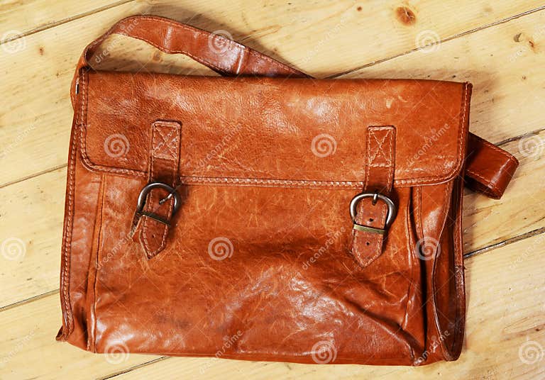 Old leather bag stock image. Image of style, texture - 37443459