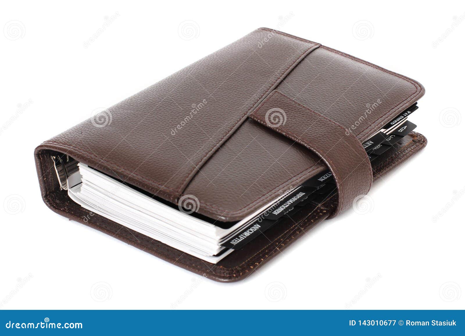 Old Leather Notebook. Retro Style Stock Image - Image of east ...