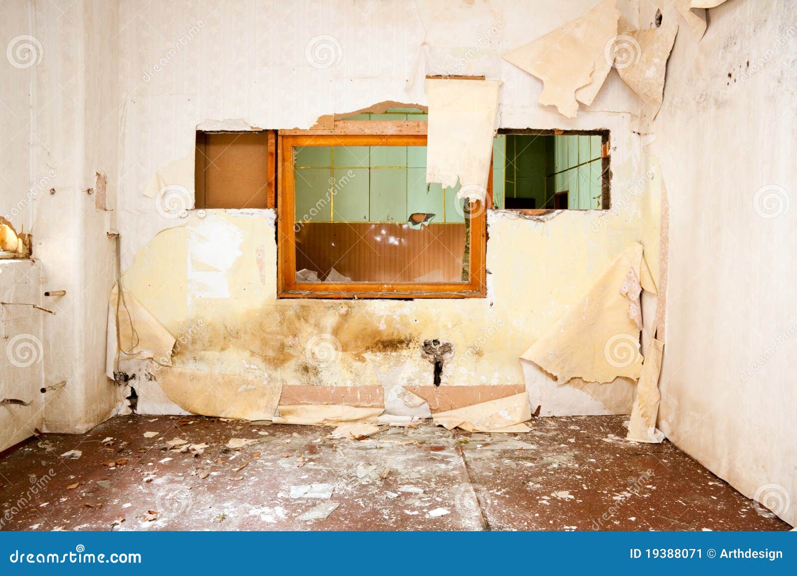 Old leave deserted room stock image. Image of addicted - 19388071