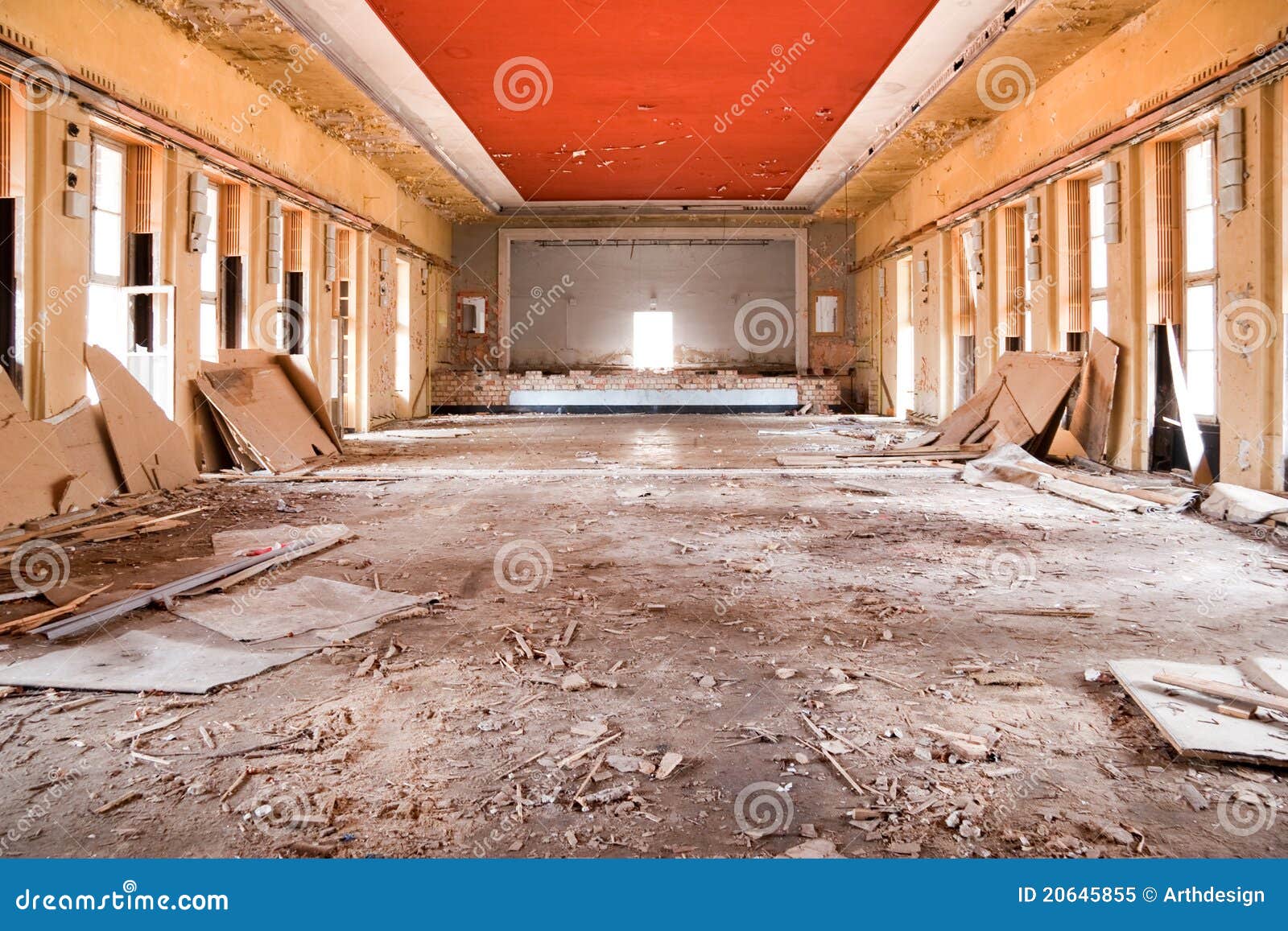 Old leave deserted room stock image. Image of area, chaos - 20645855