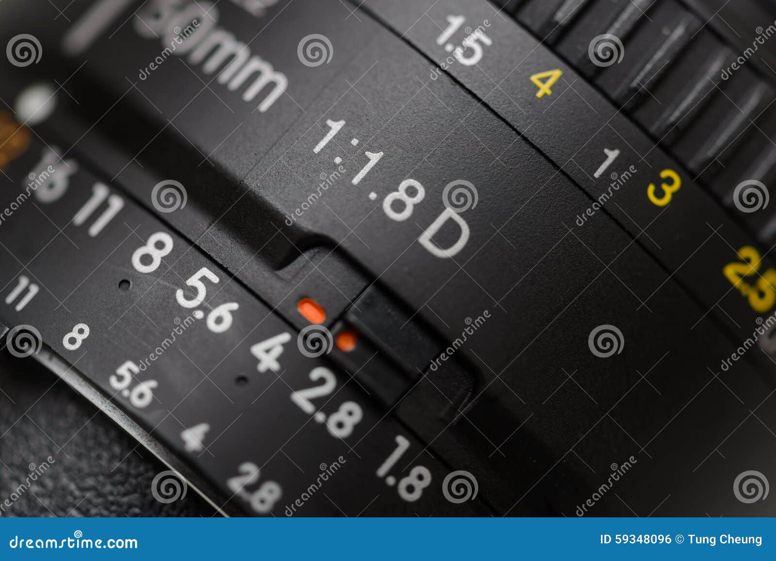 Old lens marking stock photo. Image of field, object - 59348096