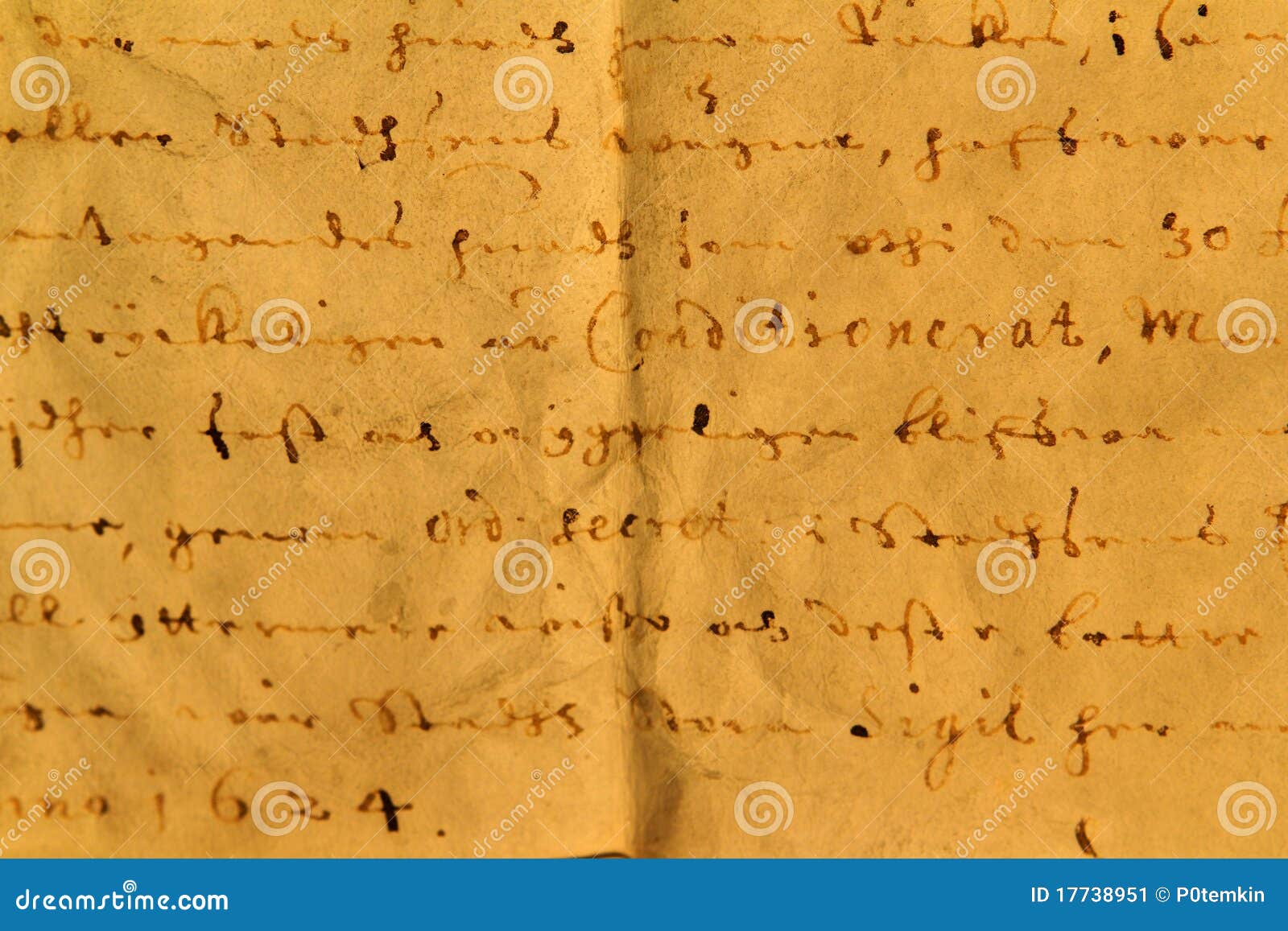 Old Letter stock image. Image of scroll, manuscript, ancient - 17738951