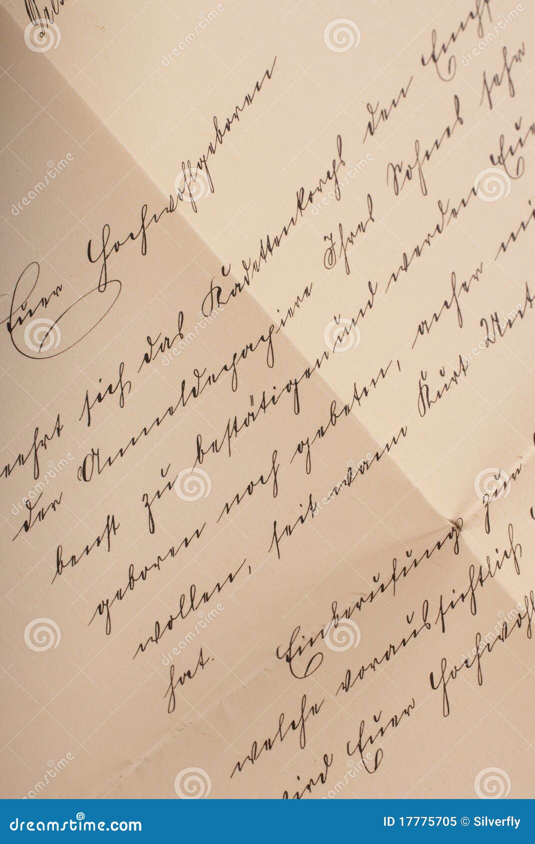 Old Letter stock image. Image of aged, line, alphabet - 17775705