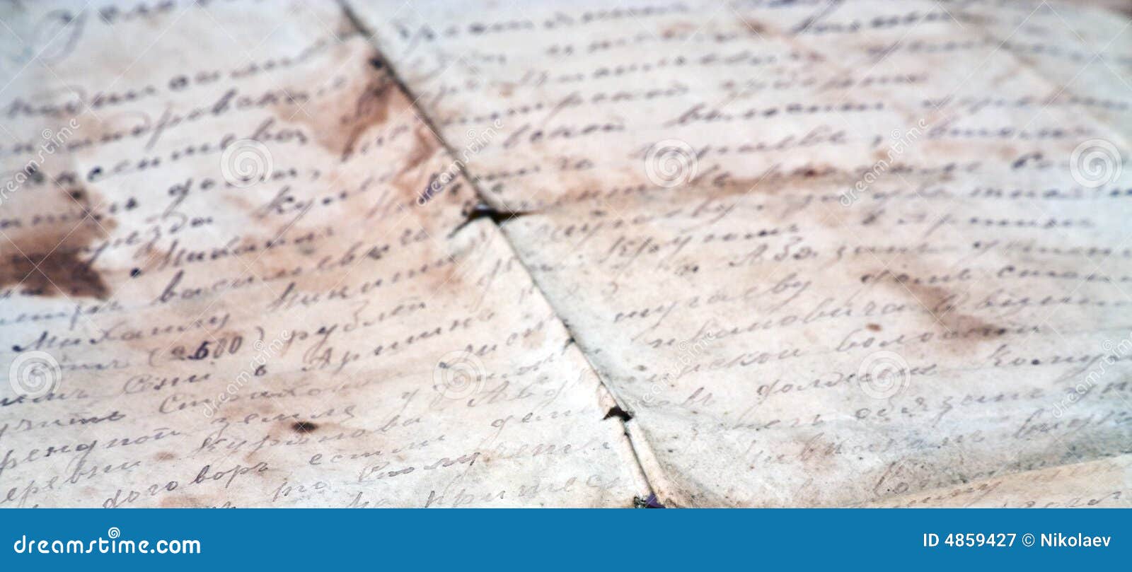 Old letter stock image. Image of handscript, receive, edges - 4859427