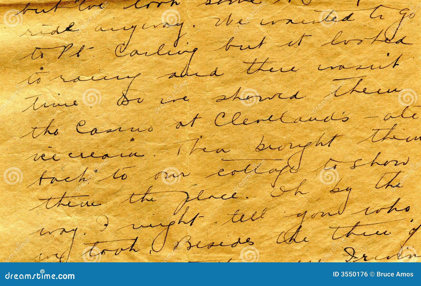 Old Letter Handwriting Detail Stock Photo - Image of letter, sign: 3550176