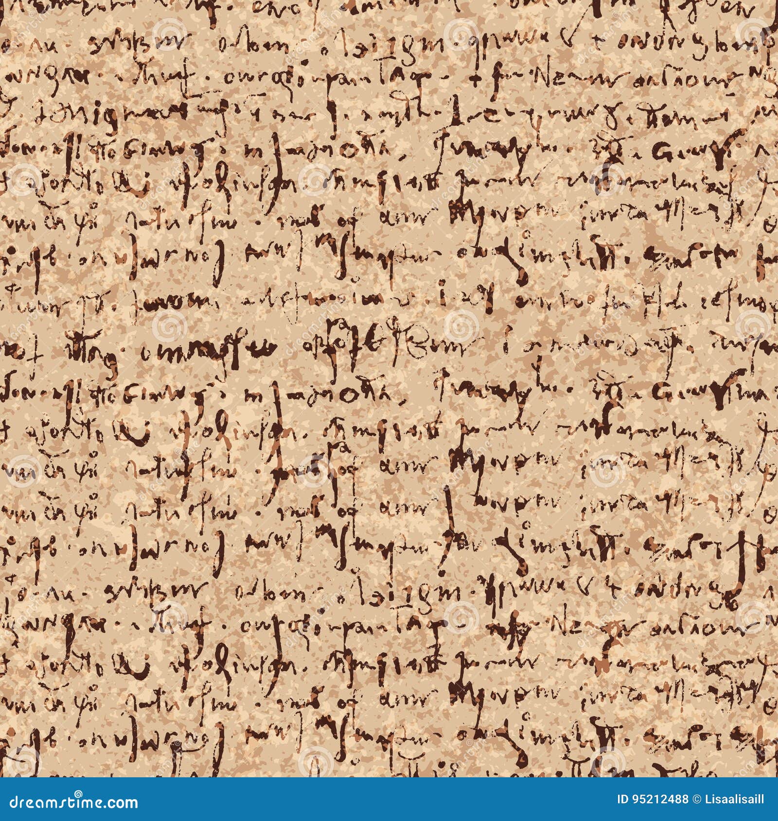 Old Letter Seamless Pattern with Textures and Hand Draw Abstract ...