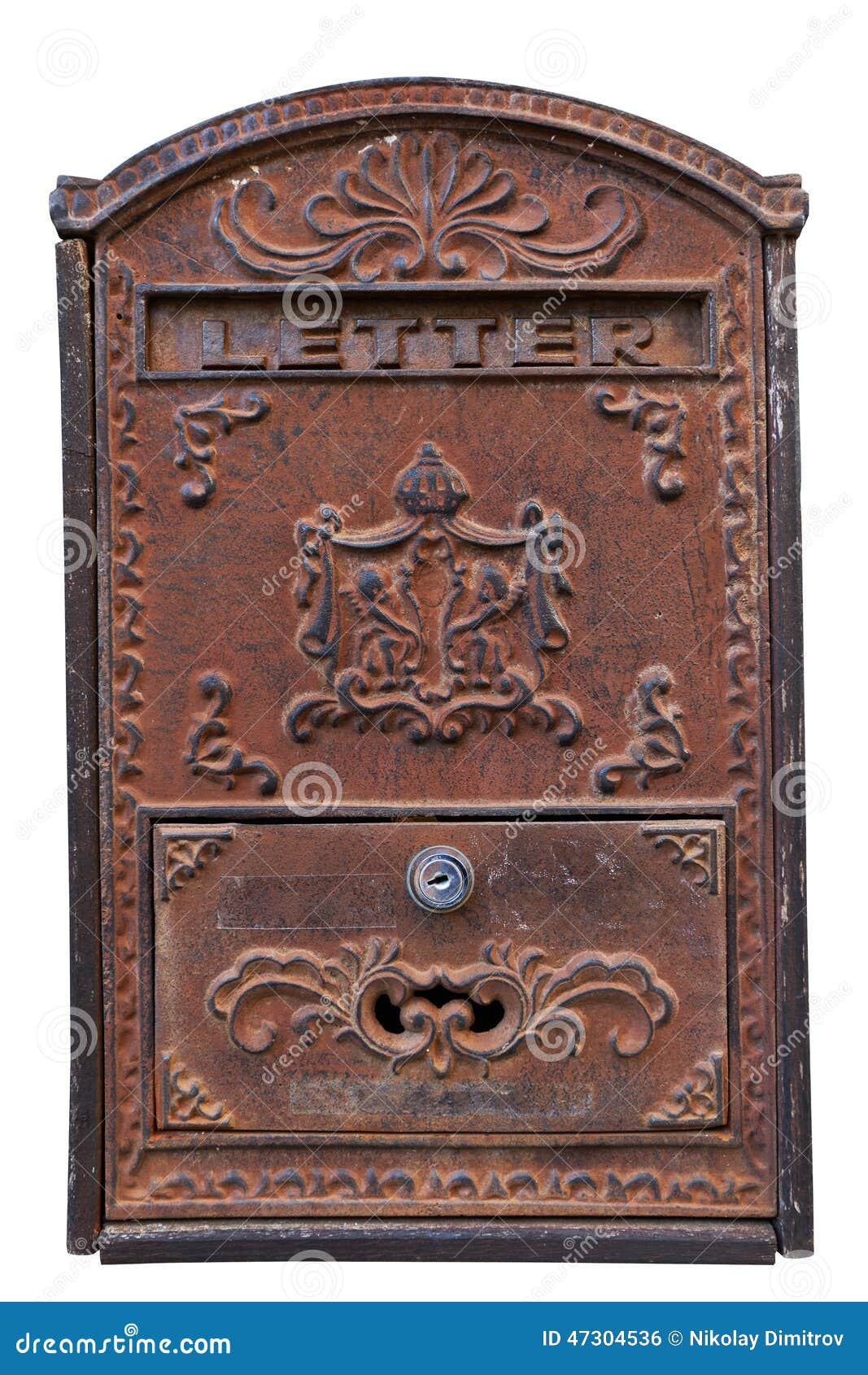 Old letterbox isolated stock photo. Image of ancient - 47304536