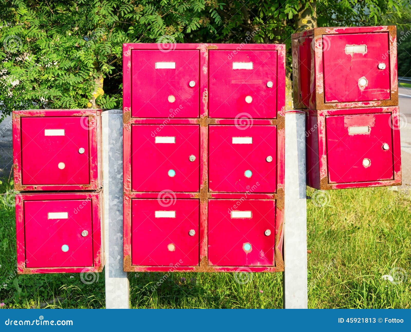 Old letterbox stock image. Image of front, single, people - 45921813