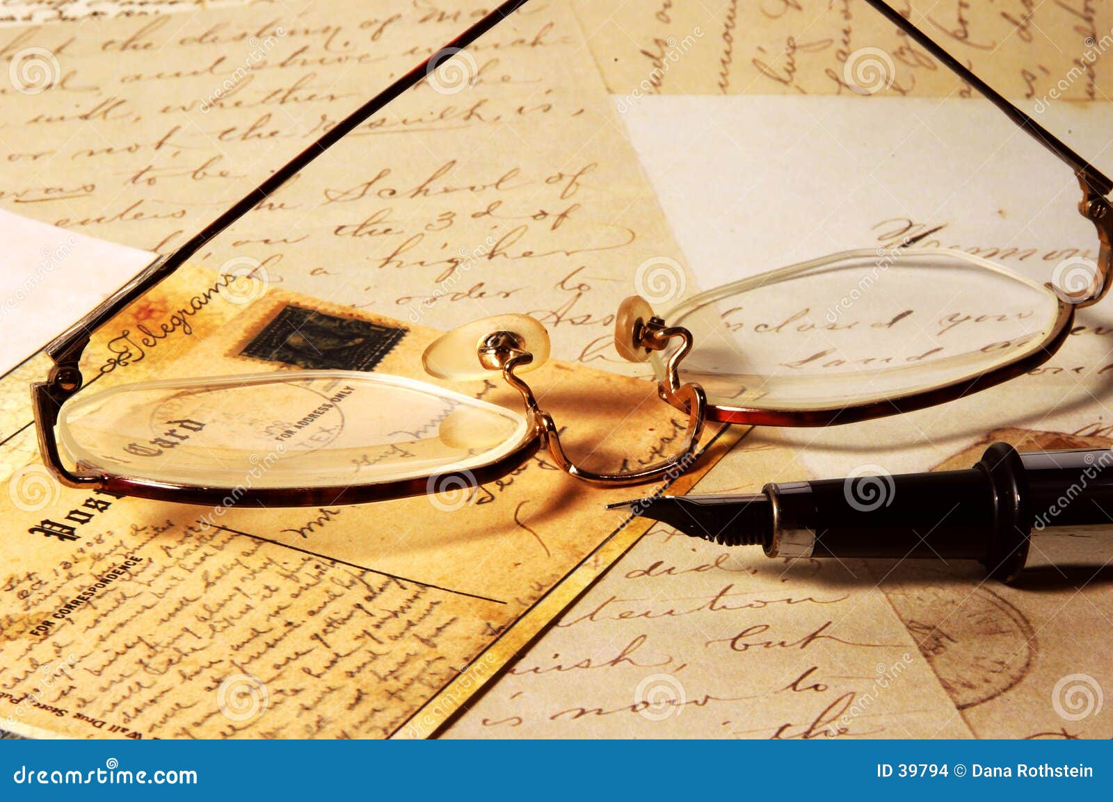 Old Letters 2 stock photo. Image of antique, letters, caligraphy - 39794