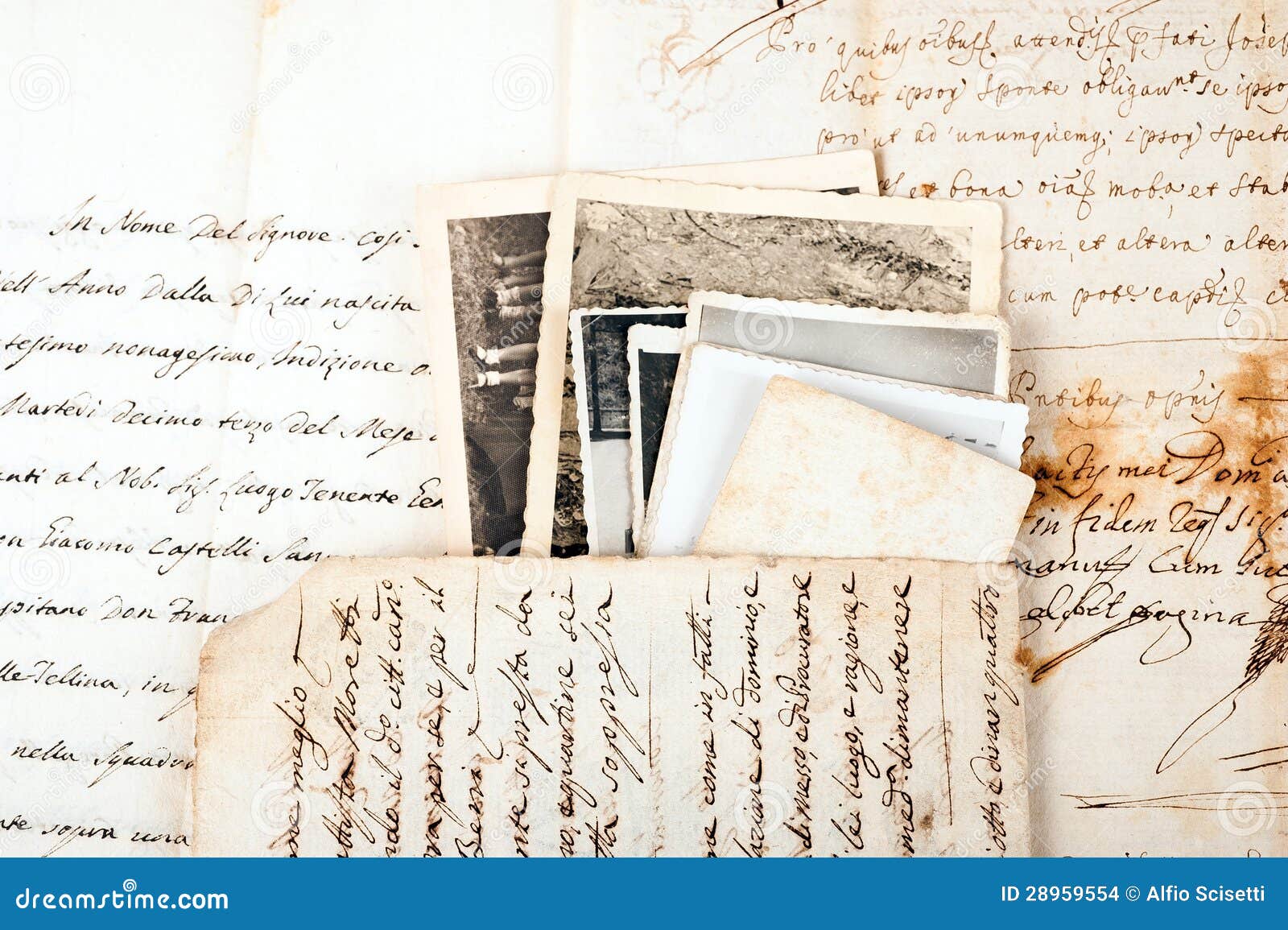 Old letters stock photo. Image of arrangement, album - 28959554