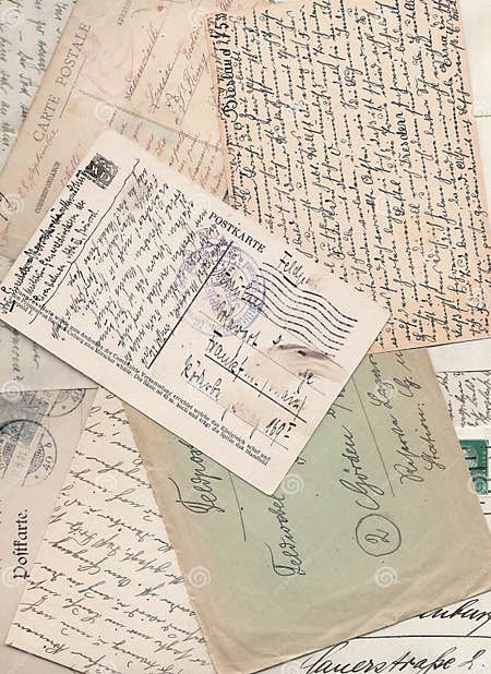 Old letters stock image. Image of correspondence, handwriting - 3496789