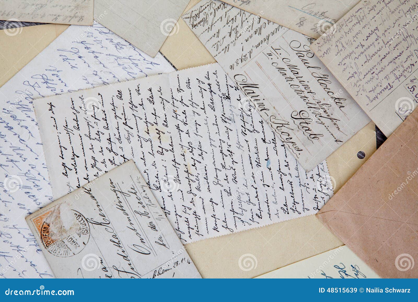 Old Letters stock image. Image of love, sheet, antique - 48515639