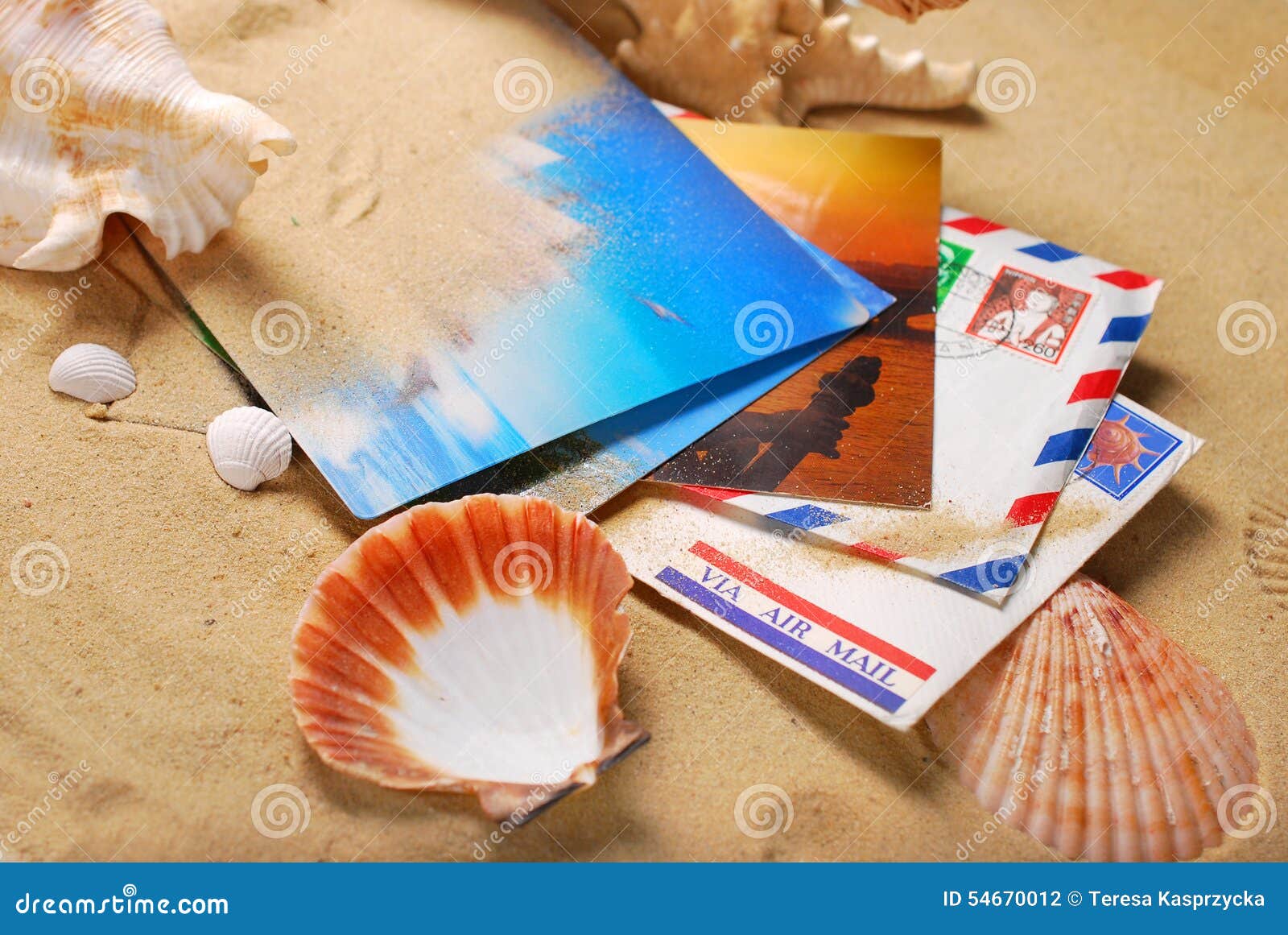 Old Letters and Postcards from Summer Vacations Stock Photo - Image of ...