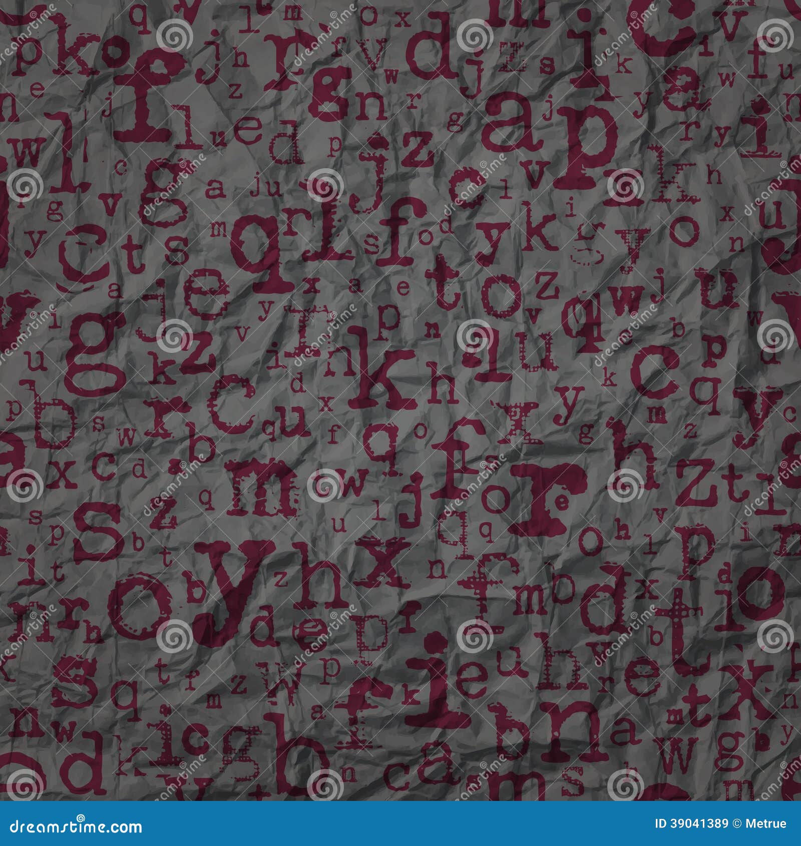 Old letters stock vector. Illustration of messy, paper - 39041389