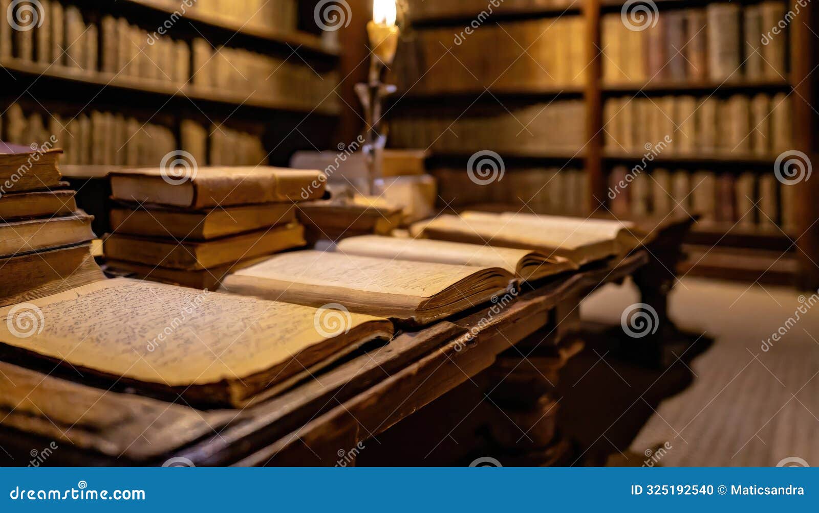 Old Library Housing a Vast Collection of Historical Books and ...