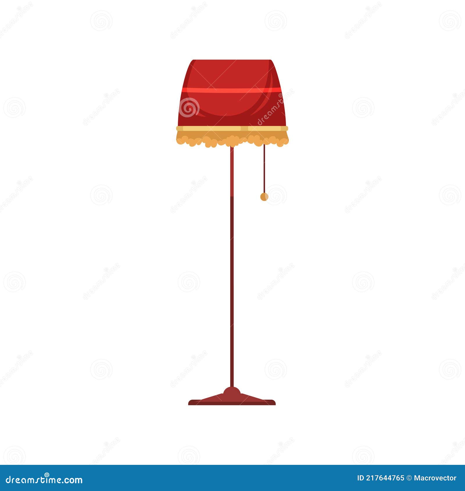 Old Library Lamp Composition Stock Vector - Illustration of table ...