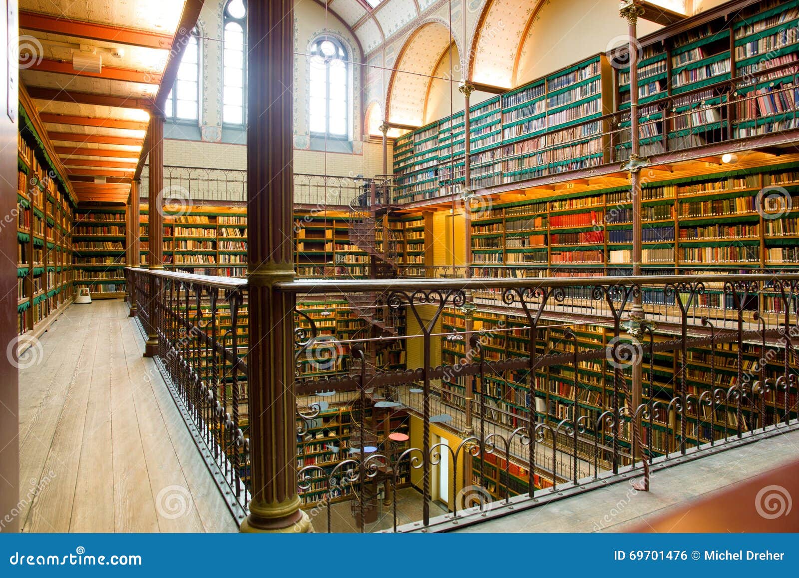 Old Library stock photo. Image of light, library, literature - 69701476