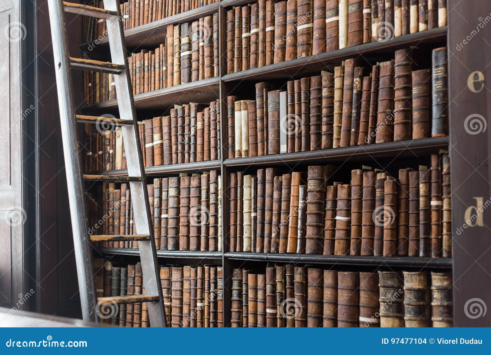 Old Library Section in Trinity College, Dublin Editorial Stock Image ...