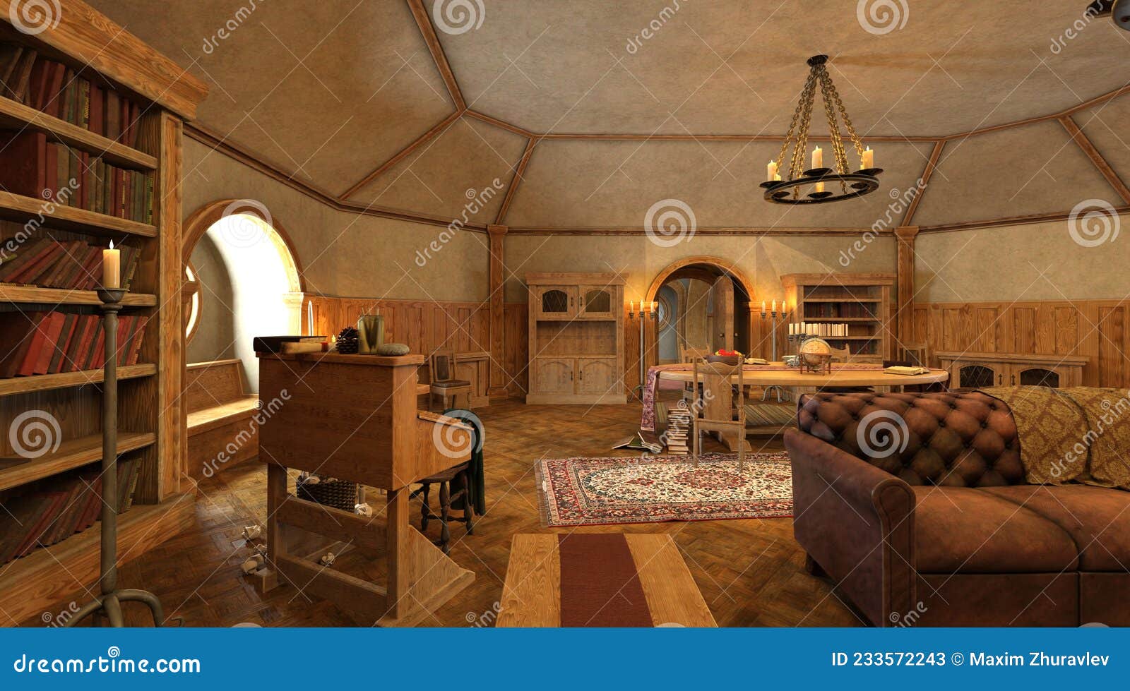 Old Library, Vintage Bookshelf, Ancient Bookcase, Antique Book Shop ...