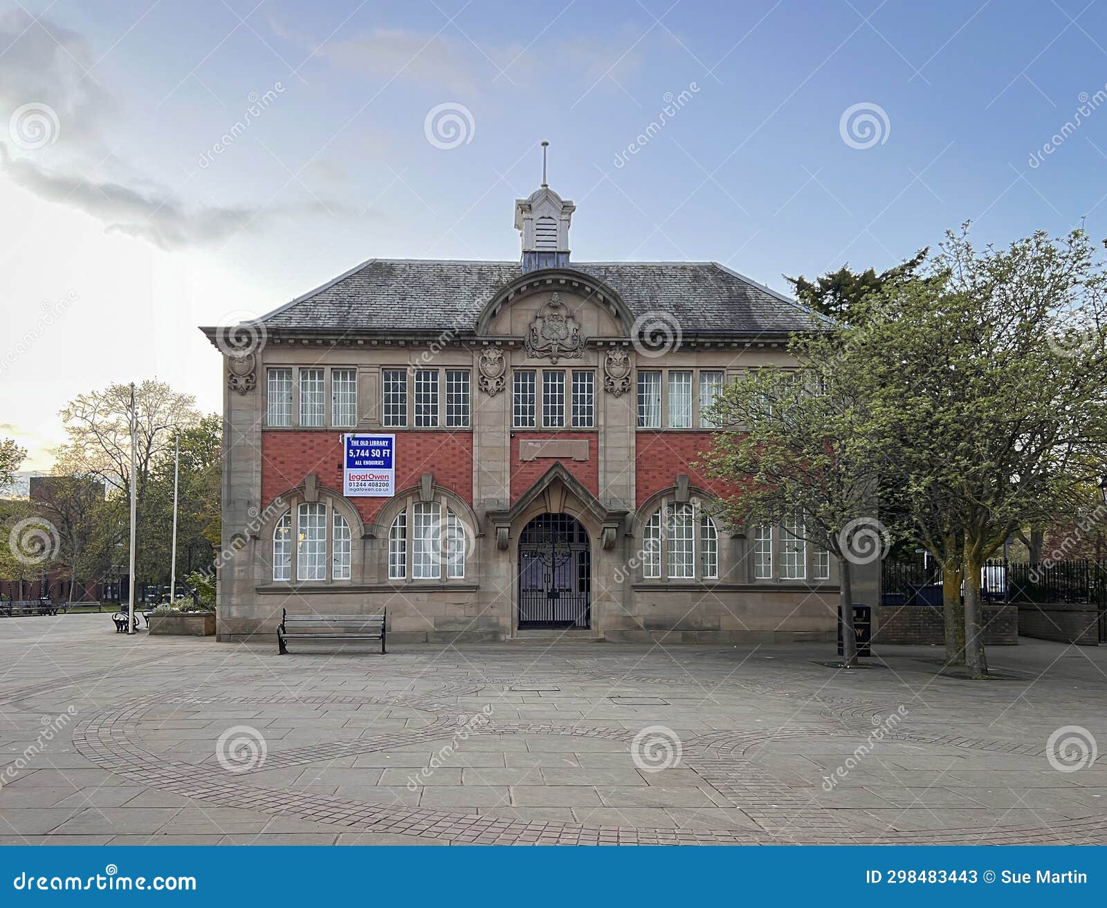 The Old Library, Wrexham, Wales, UK Editorial Stock Photo - Image of ...