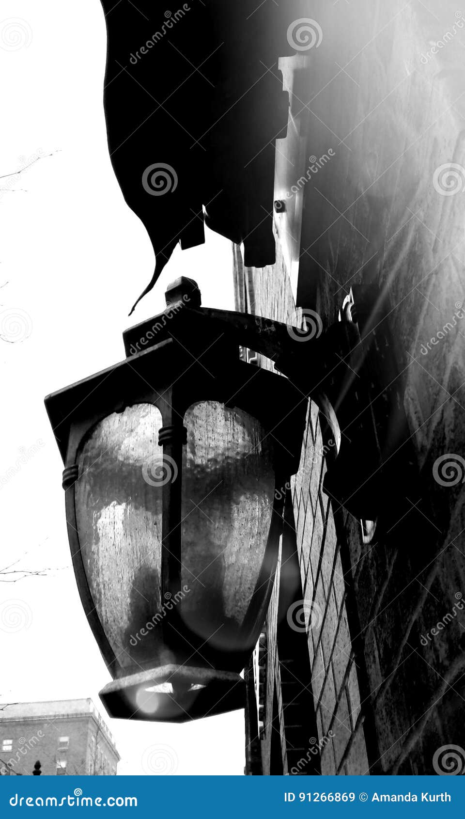 Old light stock image. Image of lamp, light, white, black - 91266869