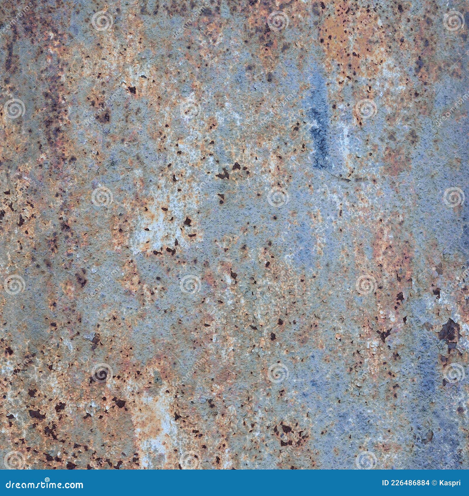 Old Light Blue Painted Grey Rusty Rustic Rust Iron Metal Background ...