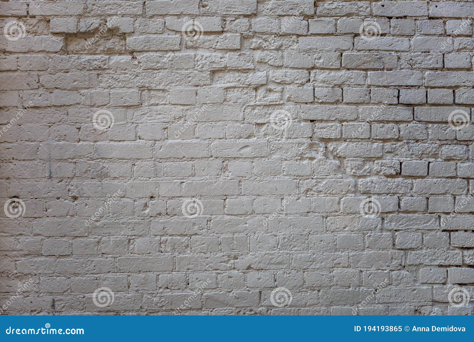 Old Light Brick Wall with Broken Bricks. Space for Text Stock Image ...