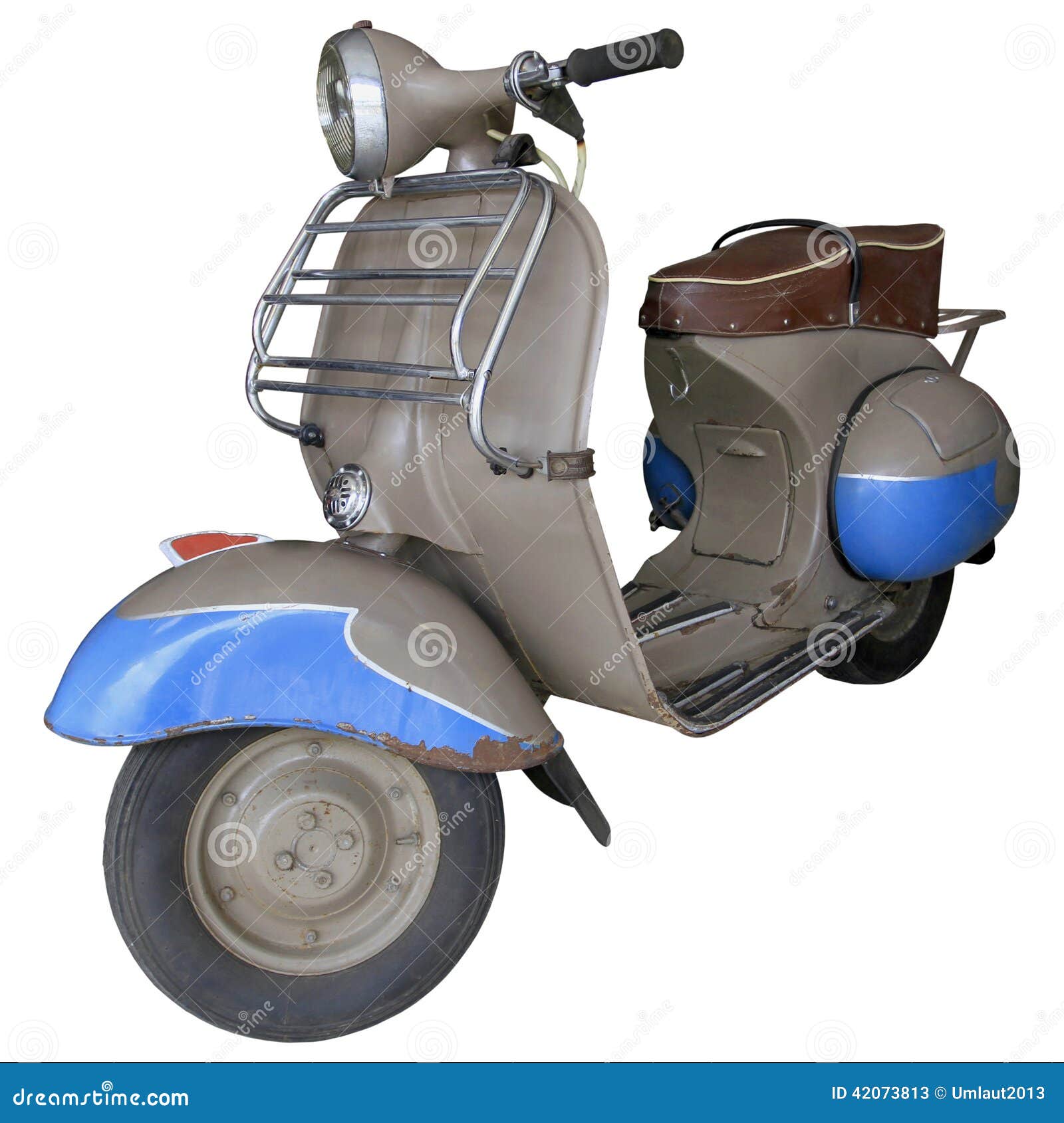 Old light brown scooter stock image. Image of moped, ride - 42073813