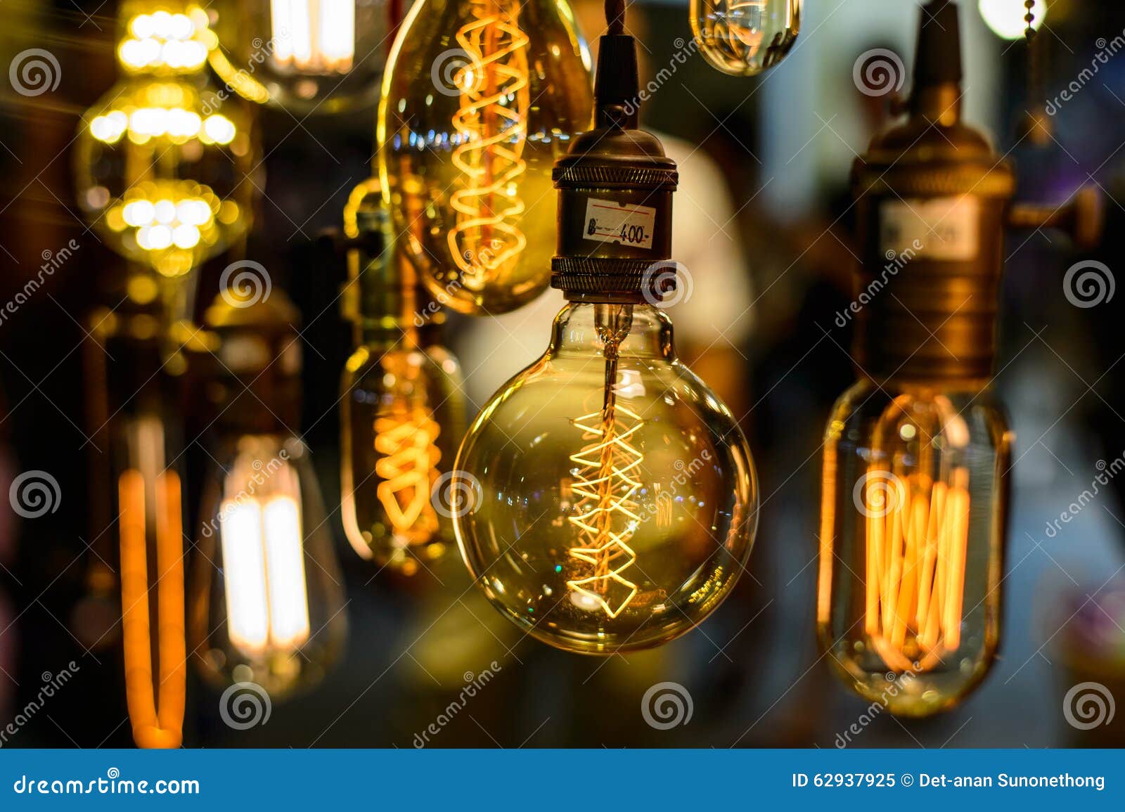 Old light bulb stock image. Image of dark, decoration - 62937925