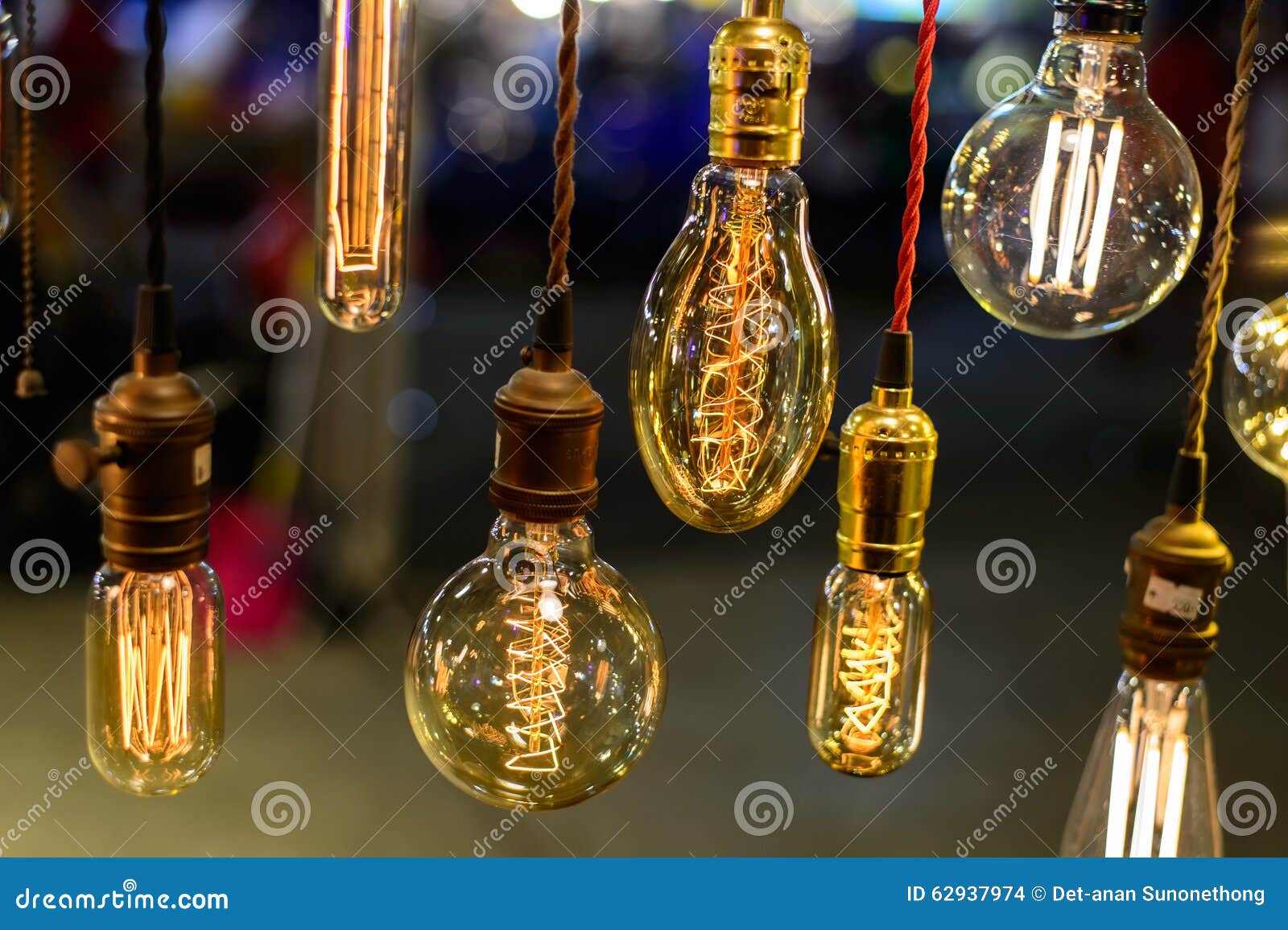 Old light bulb stock photo. Image of blur, background - 62937974