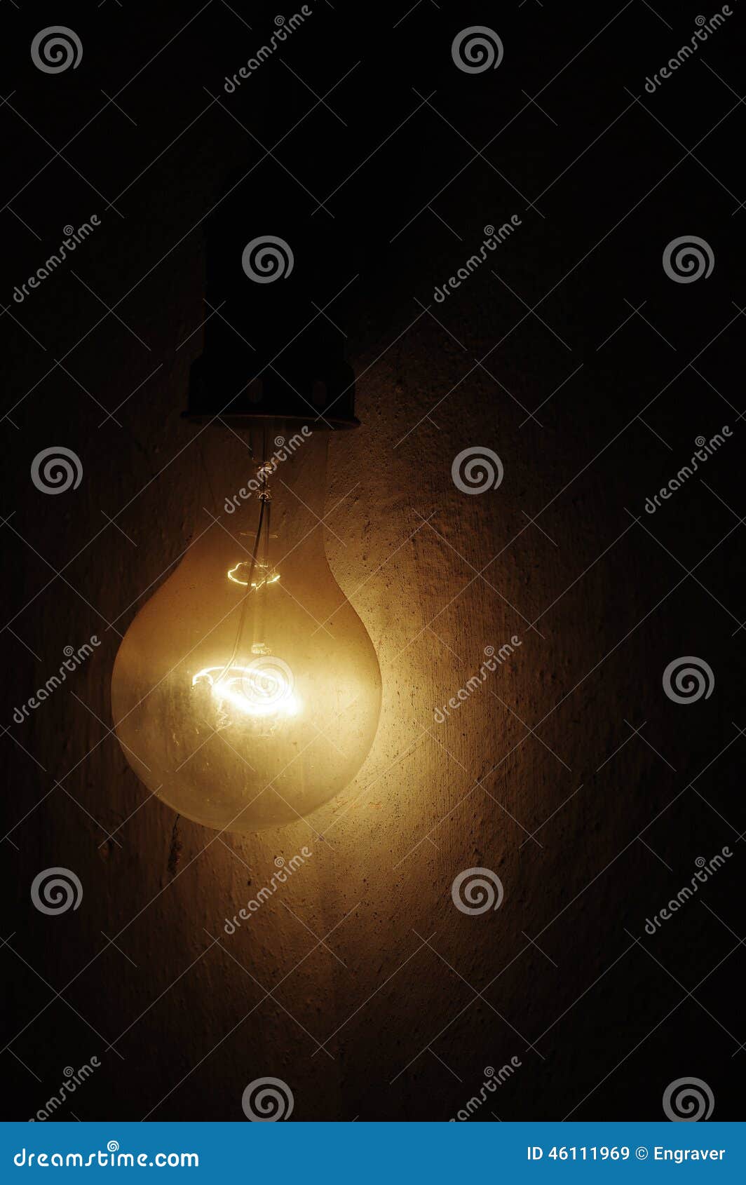 Old light bulb large 2 stock image. Image of ceiling - 46111969