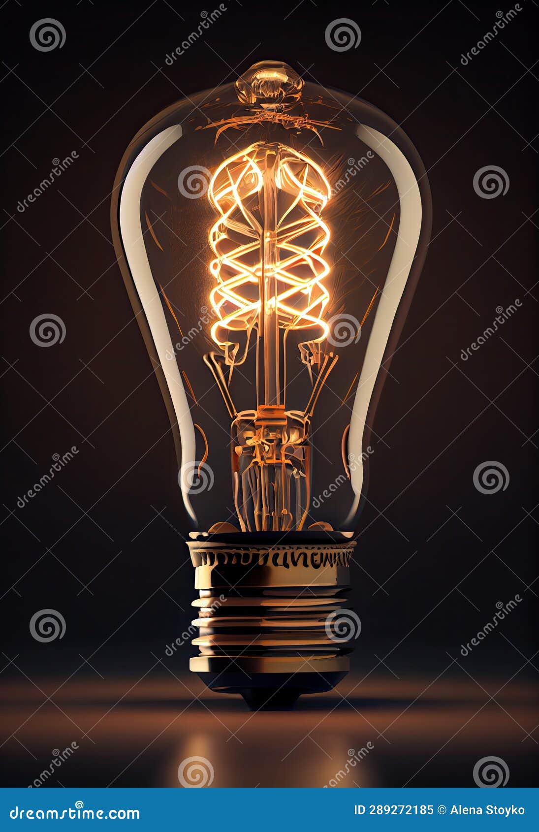 Old light bulb stock image. Image of lightbulb, power - 289272185