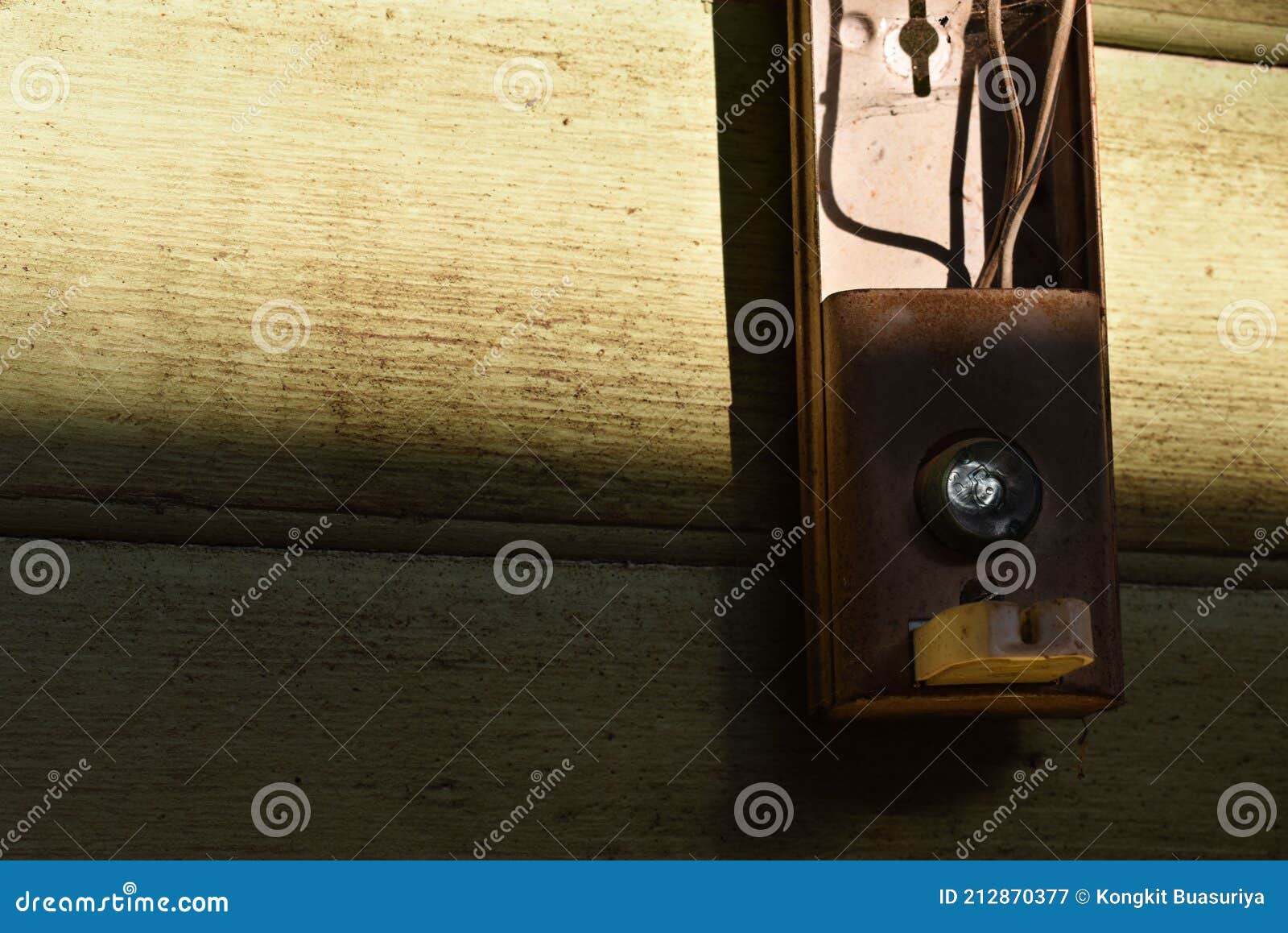 Old Light Bulb Tool on Construction Site Stock Image - Image of object ...