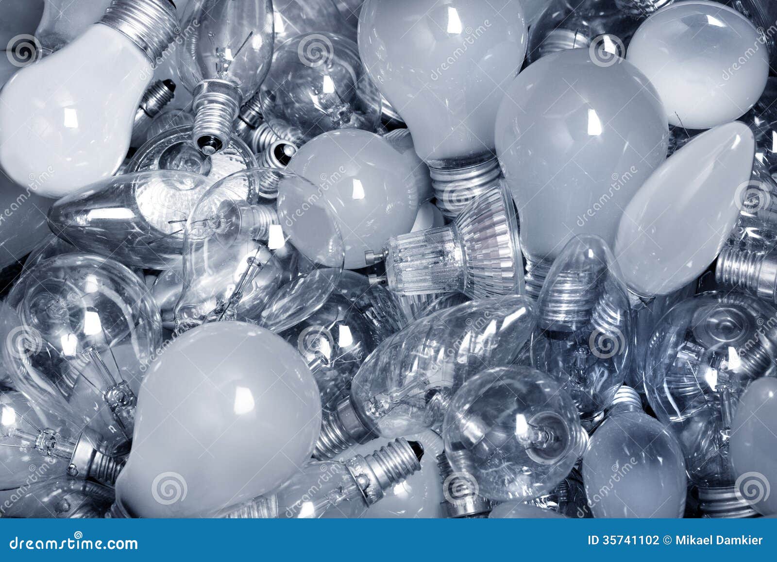 Old Light Bulbs in Garbage Can Stock Photo - Image of objects, bulb ...