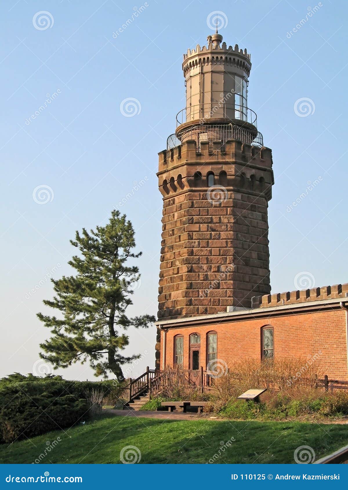 Old Light House stock image. Image of architecture, brick - 110125